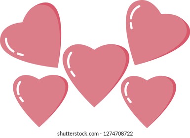 Love Shape Design Stock Vector (Royalty Free) 1274708722 | Shutterstock