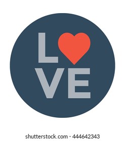 Love Sign Vector Icon Stock Vector (Royalty Free) 444642343 | Shutterstock