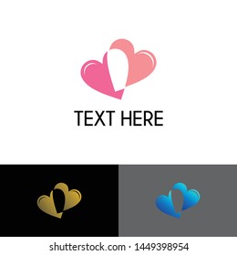 Love Simple Logo Icon Design Vector Stock Vector (Royalty Free ...