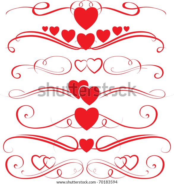 Love Swirls Stock Vector (Royalty Free) 70183594
