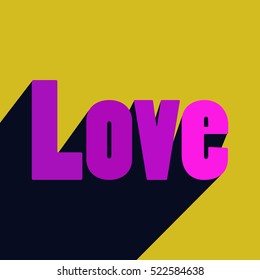Love Tag Poster Design Stock Vector (Royalty Free) 522584638 | Shutterstock
