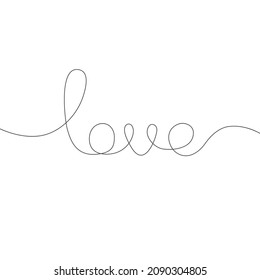 Love Trendy Love Script Lettering Design Stock Vector (Royalty Free ...