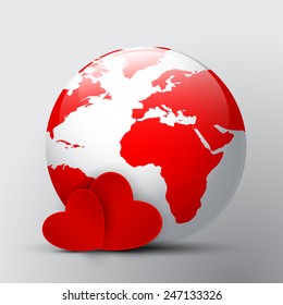Love World Stock Vector (Royalty Free) 247133326 | Shutterstock