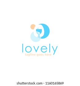 Lovely Logo Template Design Stock Vector (Royalty Free) 1160165869 ...