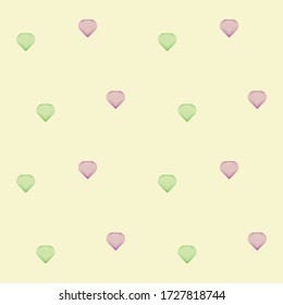 Lovely Pattern Love Shapes Stock Vector (Royalty Free) 1727818744 ...