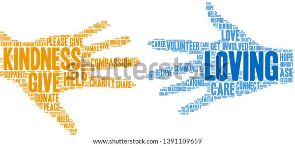 Loving Word Cloud On White Background Stock Vector (Royalty Free ...