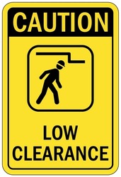 Low Clearance Warning Sign Free Stock Photo - Public Domain Pictures