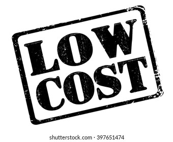Low Cost Stamp On White Vector Stock Vector (Royalty Free) 397651474 ...