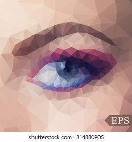 3,766 Low Poly Eyes Images, Stock Photos & Vectors | Shutterstock
