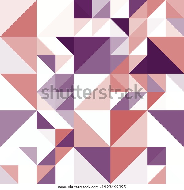 Low Poly Brown Mosaic Colorful Bauhaus Stock Vector (Royalty Free ...