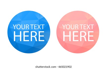 Low Poly Circles Stock Vector (Royalty Free) 316420880 | Shutterstock