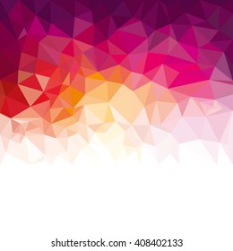 Low Poly Colors On White Background Stock Vector (Royalty Free ...