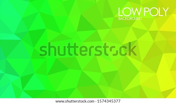 Low Poly Crystal Glass Rainbow Gradient Stock Vector (Royalty Free ...