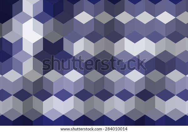 Low Poly Cubic Pixel Art Illustration: เวกเตอร์สต็อก (ปลอดค่าลิขสิทธิ์ ...
