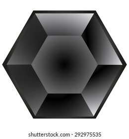 Low Poly Gray Octagon On White Stock Vector (Royalty Free) 292975535 ...