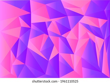Low Poly Grid Holographic Background Vector Stock Vector (Royalty Free ...