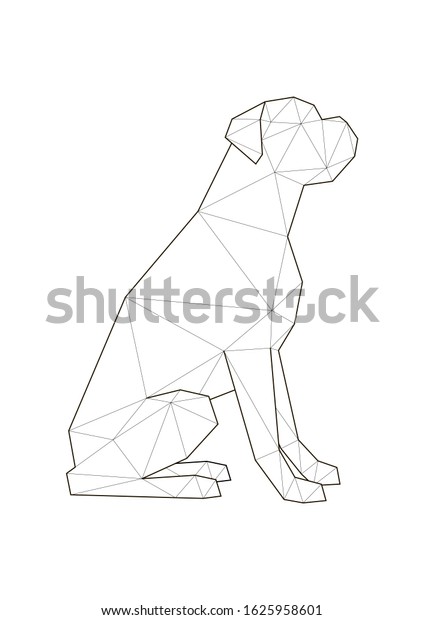3,306 Geometric dog outline 이미지, 스톡 사진 및 벡터 | Shutterstock