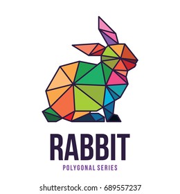 Low Poly Logo Icon Symbol Rabbit: เวกเตอร์สต็อก (ปลอดค่าลิขสิทธิ์ ...