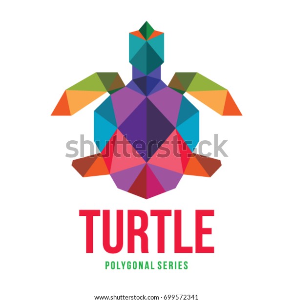 Low Poly Logo Icon Symbol Triangle: vector de stock (libre de regalías ...
