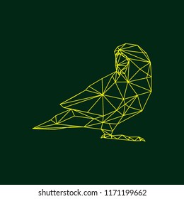 Low Poly Parrot Logo Icon Symbol Stock Vector (Royalty Free) 1171199662 ...