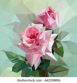3,165 Rose low poly Stock Vectors, Images & Vector Art | Shutterstock