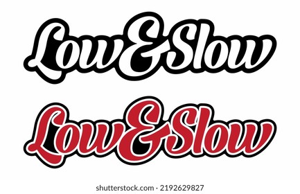 Low Slowlogo Vector Car Decal Sticker Stock Vector (Royalty Free ...