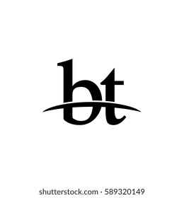 Lowercase Bt Black Logo Stock Vector (Royalty Free) 589320149 ...