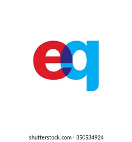 Lowercase Logo Red Blue Overlap Transparent Stock Vector (Royalty Free ...