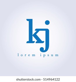 Lowercase K J Vector Logo Kj: เวกเตอร์สต็อก (ปลอดค่าลิขสิทธิ์ ...