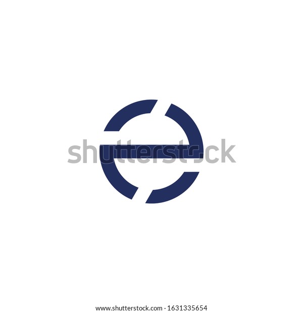 Lowercase Letter Ez Logo Design Template 스톡 벡터(로열티 프리) 1631335654 ...