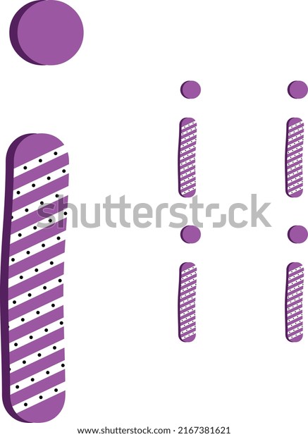 Lowercase Letter Symbol Design Stock Vector (Royalty Free) 2167381621 ...