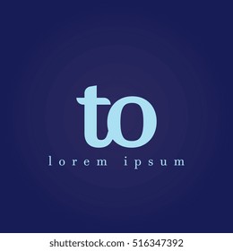 120 Letter t and o mark modern logo design template Images, Stock ...