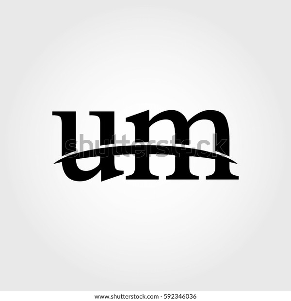 Lowercase Um Black Logo Stock Vector (Royalty Free) 592346036 ...
