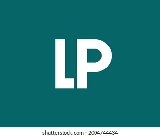 Lp Letter Logo Design Vector Template Stock Vector (Royalty Free ...