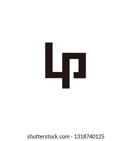 Lp Letter Vector Logo Stock Vector (Royalty Free) 1318740125 | Shutterstock