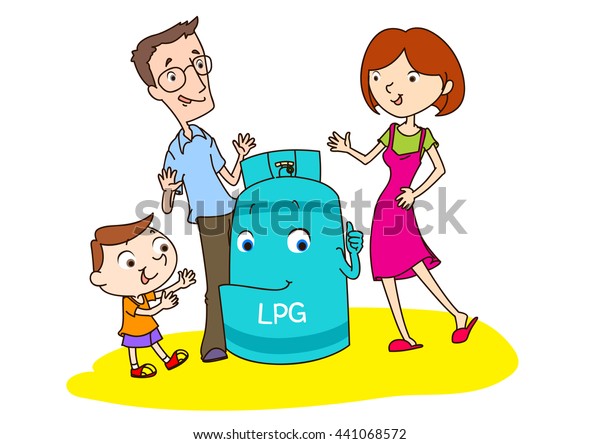 Lpg Gas Cartoon Vector: เวกเตอร์สต็อก (ปลอดค่าลิขสิทธิ์) 441068572 ...