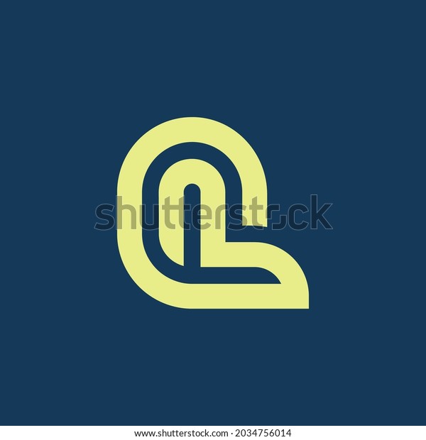 Lq Alphabet Logo That Combines 2 Stock Vector (Royalty Free) 2034756014