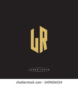 Lr L R Logo Emblem Hexagon Stock Vector (Royalty Free) 1459656314 ...