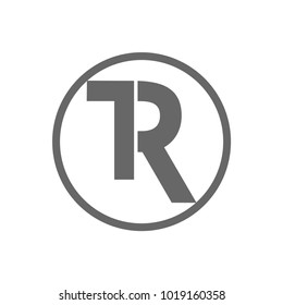 1r Letter Logo Stock Vector (Royalty Free) 1067110580 | Shutterstock