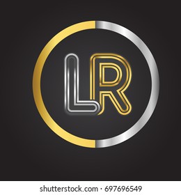 Lr Letter Logo Circle Gold Silver: เวกเตอร์สต็อก (ปลอดค่าลิขสิทธิ์ ...