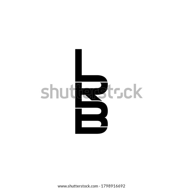 Lrb Letter Original Monogram Logo Design Stock Vector (Royalty Free ...