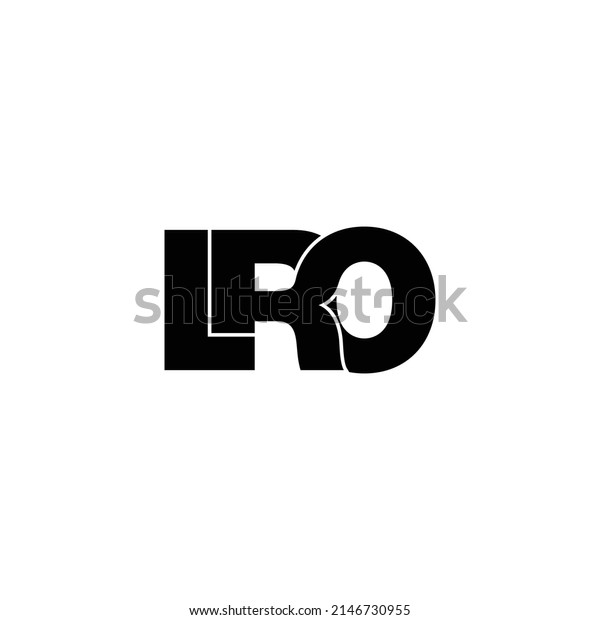 Lro Letter Monogram Logo Design Vector Stock Vector (Royalty Free ...