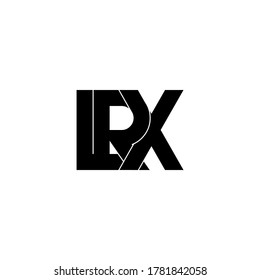 Lrx Letter Original Monogram Logo Design Stock Vector (Royalty Free ...