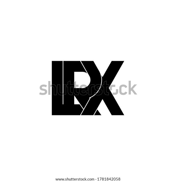 Lrx Letter Original Monogram Logo Design Stock Vector (Royalty Free ...
