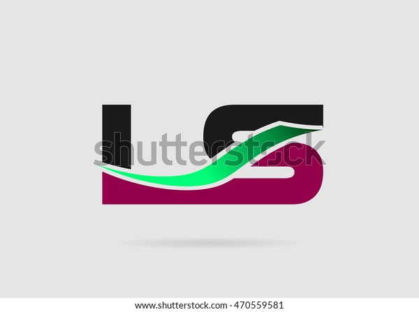 Ls Logo Vector Graphic Branding Letter Stock Vector (Royalty Free ...