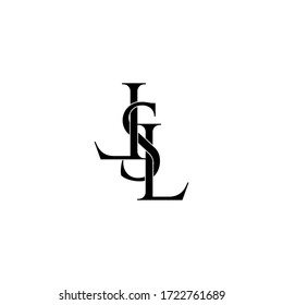 Lsl Letter Original Monogram Logo Design Stock Vector (Royalty Free ...