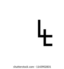 Lt Letter Vector Logo Stock Vector (Royalty Free) 1143902831 | Shutterstock
