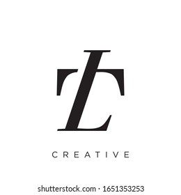 Lt Logo Design Vector Icon Symbol Stock Vector (Royalty Free ...