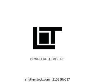 Lt Tl Abstract Letters Logo Monogram Stock Vector (Royalty Free ...