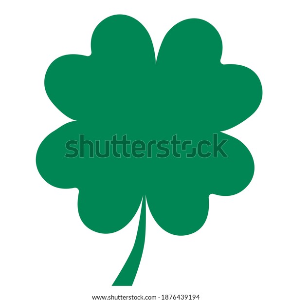 Lucky Clover Sign Print Vector Art Stock Vector (Royalty Free ...